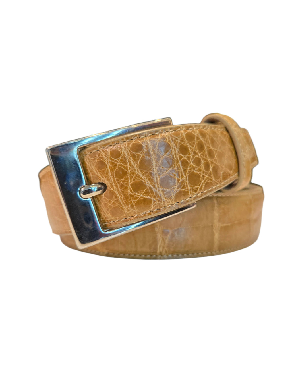 Castangia Crocodile Skin Belt – Riflessi
