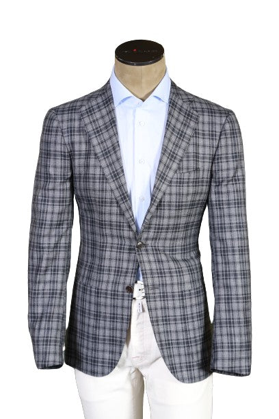Kiton Grey Plaid Sport Jacket – Riflessi